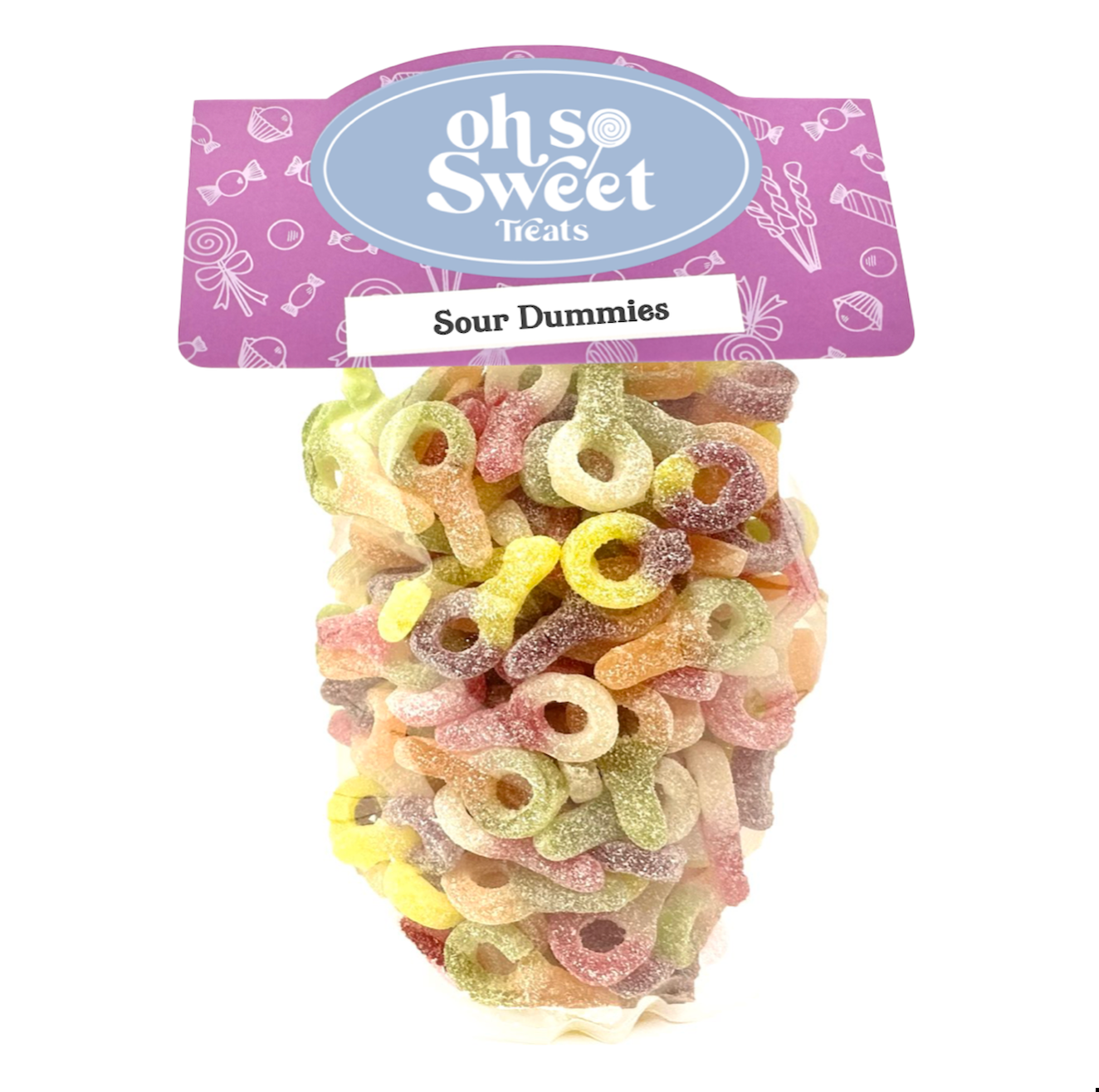 Sour Dummies 1KG Pouch – Oh So Sweet Treats